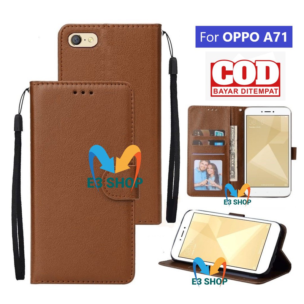 Flip Case Oppo A71 flip wallet case standing flip cellphone cover ...
