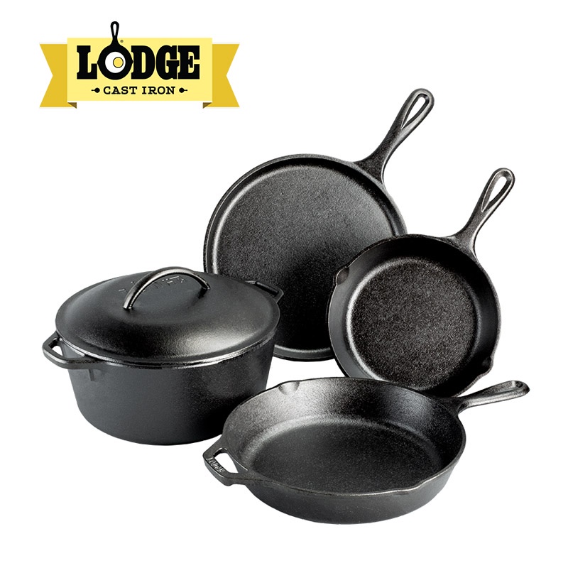 Lodge Seasoned Cast Iron 5 Piece Set | Shopee Philippines