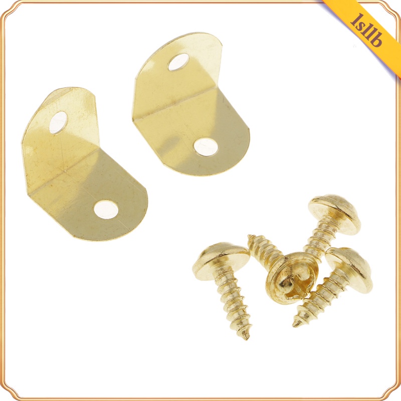 100 Pcs Stainless Angle Bracket Small Corner Repair Brace Mini Metal ...