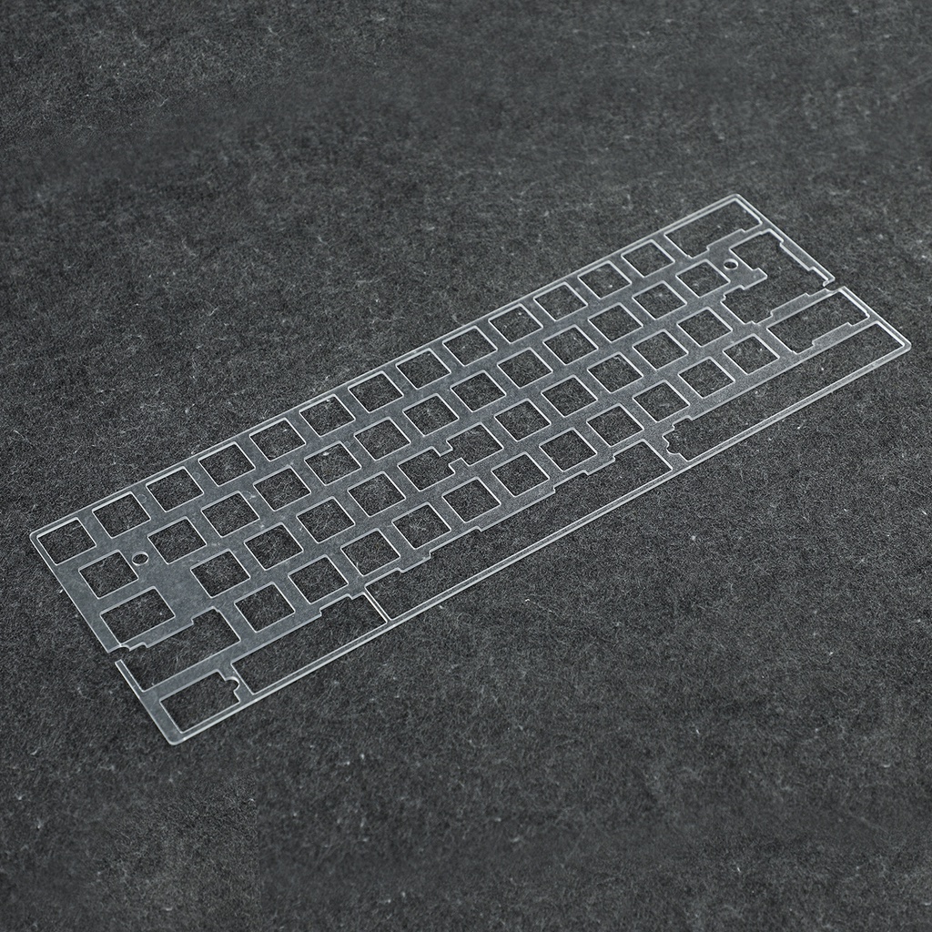 60% 61 64 PC Plate | ANSI ISO Layout Universal | Polycarbonate PC ...