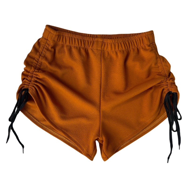 Crepe Side Pull String Sexy Shorts High Waist Women | Shopee Philippines