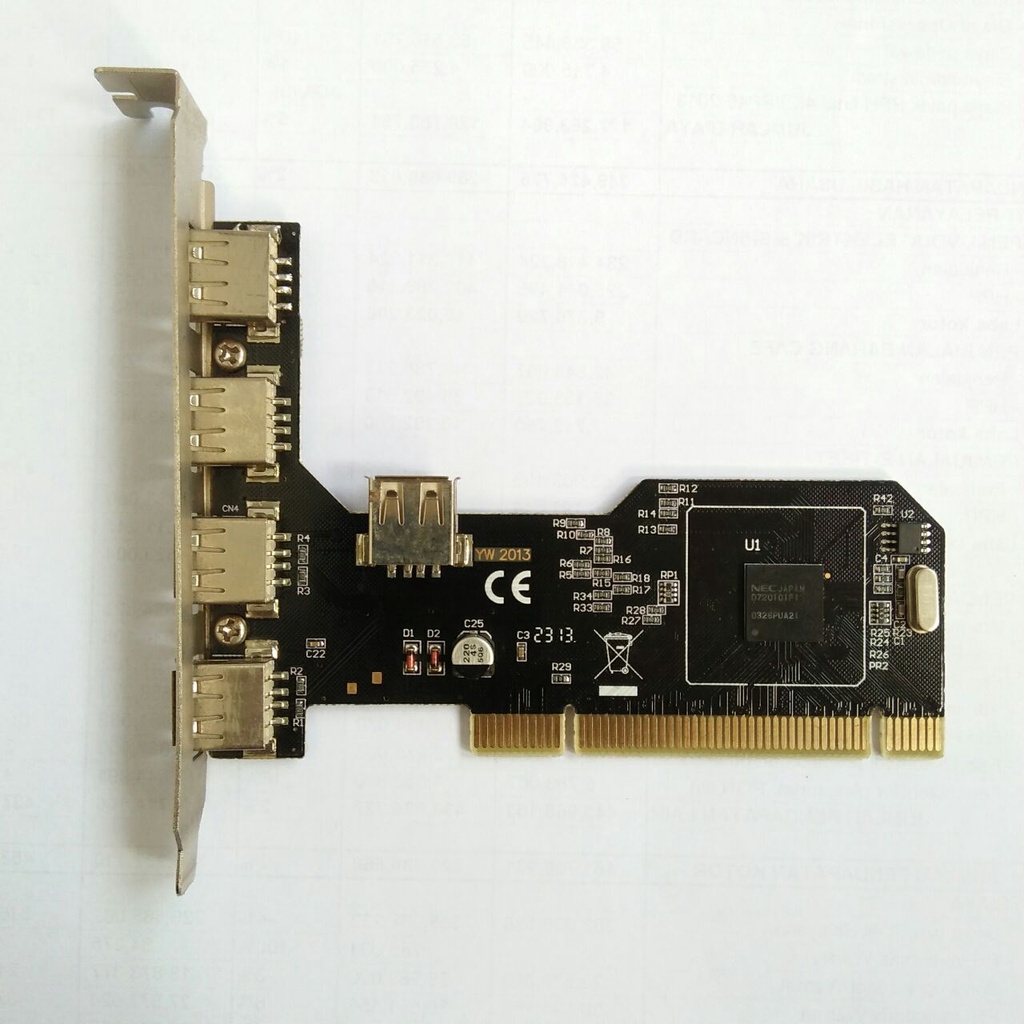 Pci Card 4 Ports USB 2.0 PCI Cards (Normal) | Shopee Philippines