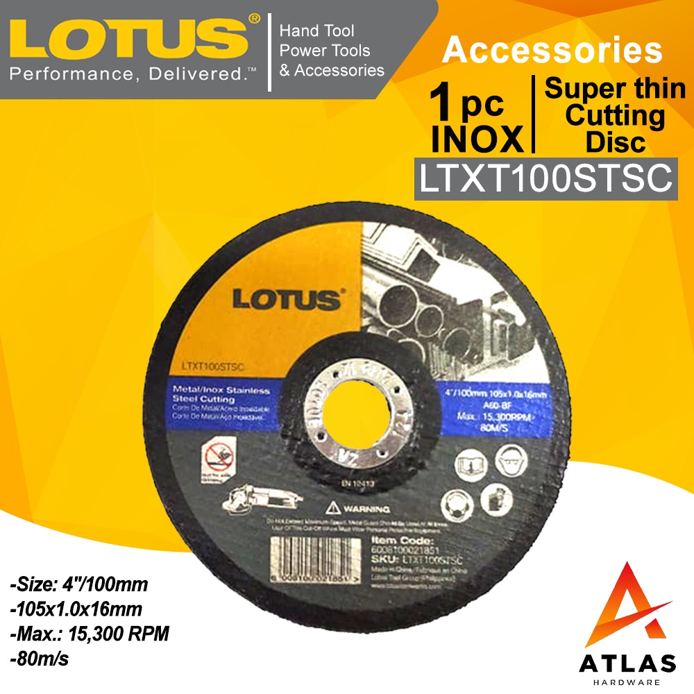 Lotus Cutting Disc Super Thin 4in | Shopee Philippines