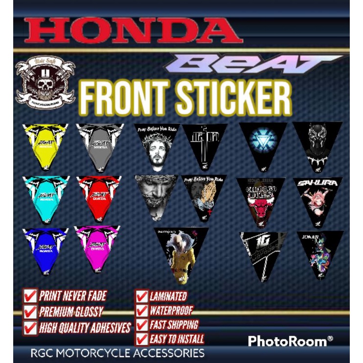 Honda Beat Front Sticker Cover / Honda Beat Accessories / Honda Beat ...