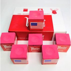 6PCS Billiard Master Chalk Red ( tisa ng tako ng bilyaran ) | Shopee ...