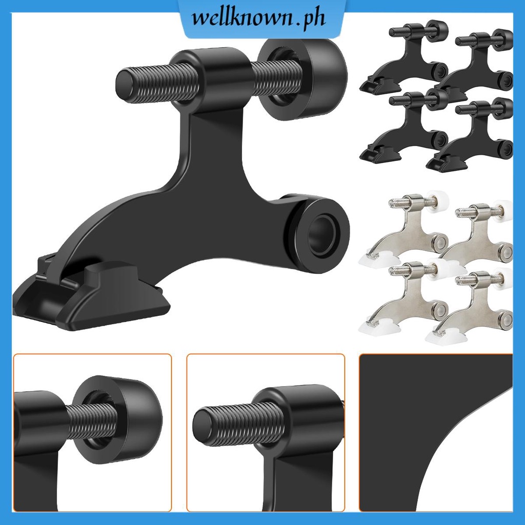 4Pcs Hinge Pin Door Stopper Hinge Door Stop Adjustable Pin Door Stop ...