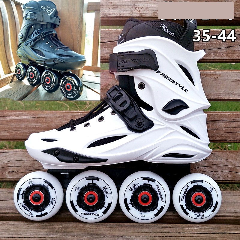 Professional adult men women inline skating shoes Unilateral blade ...