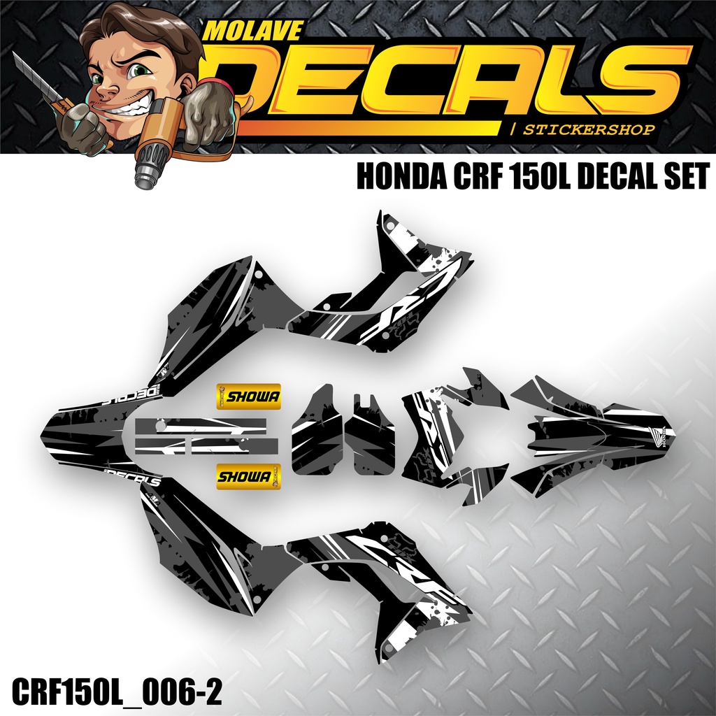 Honda CRF 150L Decals Set | CRF150L_006-2 | Shopee Philippines