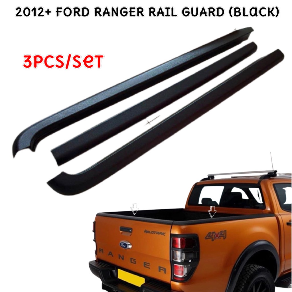 LD 2012+ Ford Ranger, Raptor, Wild Track Pick up Rail Guard Protector ...