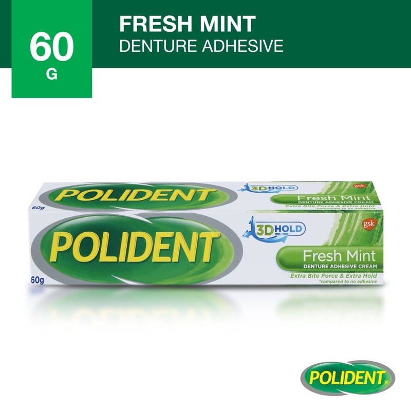 Polident Denture Adhesive Cream (40g or 60g) | Shopee Philippines