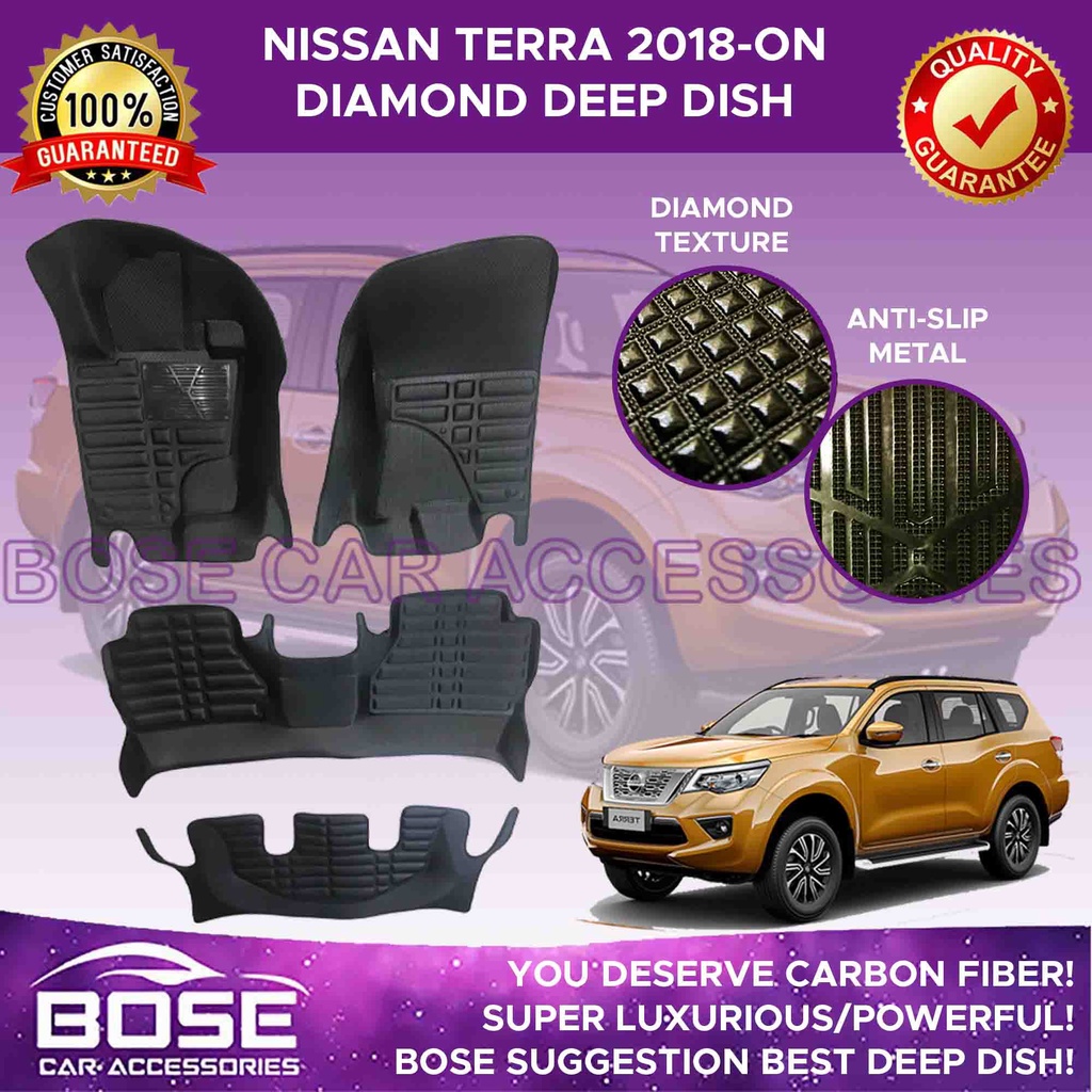 5D Diamond Car Deep Dish Matting for Nissan Terra 2018 - Onwards OEM ...
