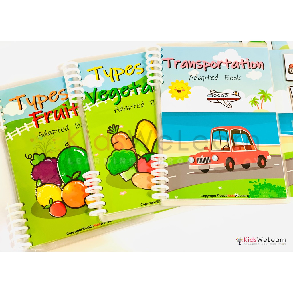 Fruits And Vegetables Interactive Books(Quiet Book/Adapted Book ...