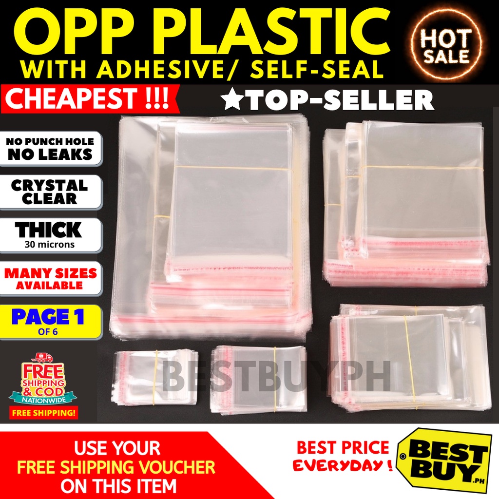 OPP Plastic [Page 1] (w/Adhesive) No Punched Air-hole Good Quality NK1 ...