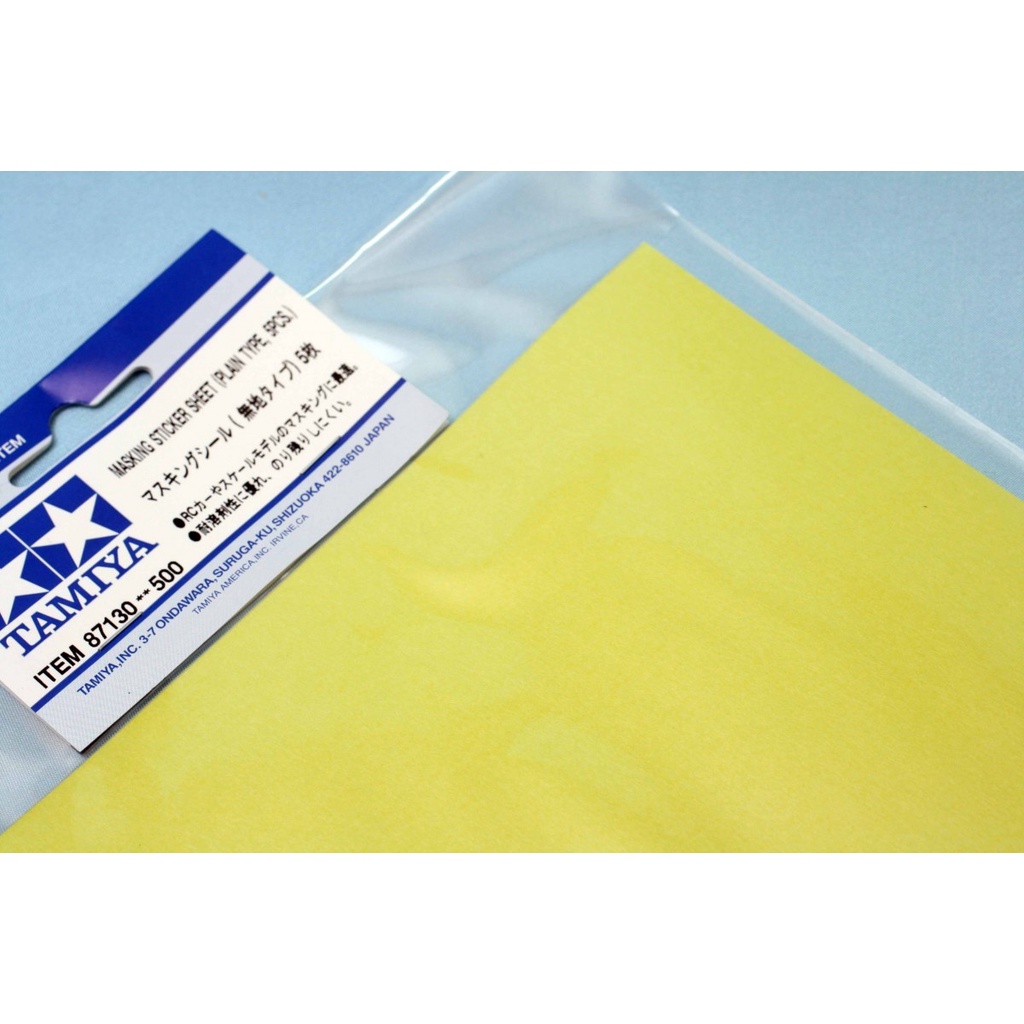 Tamiya Masking Sticker Sheet (Plain, 5 sheets) | Shopee Philippines