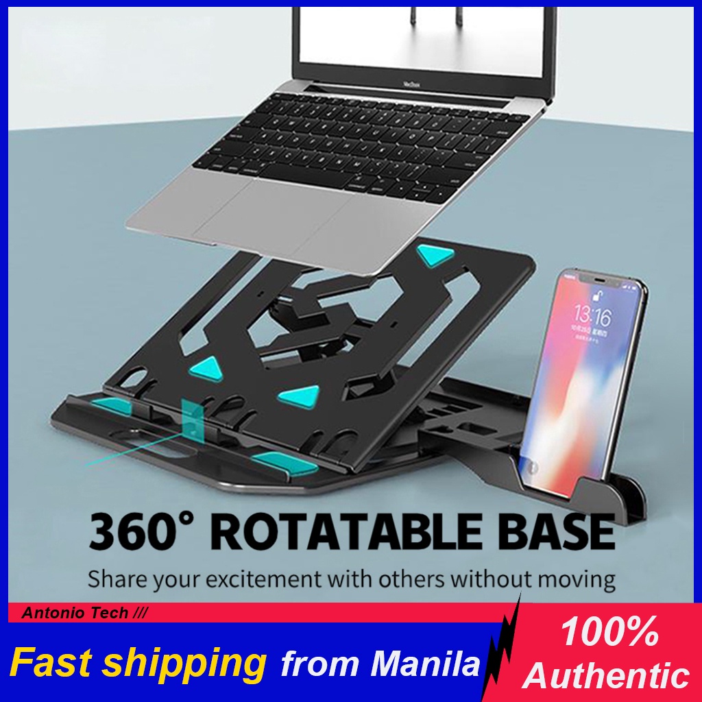 Adjustable Laptop Stand with phone stand Multi-Angle Swivel Stand ...