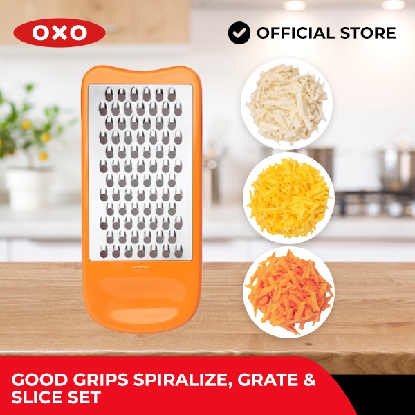 OXO Houseware Good Grips Spiralize, Grate & Slice Set | Shopee Philippines