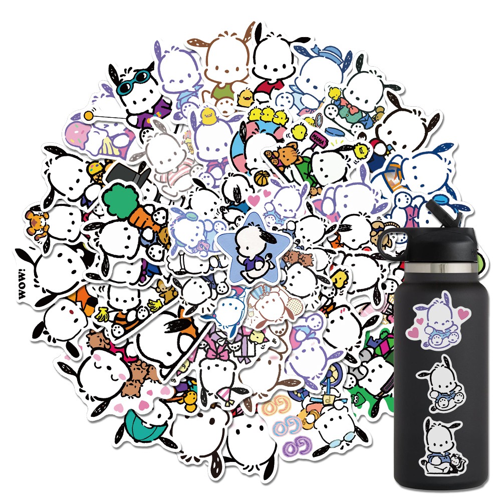 50pcs Pachacco series stickers DIY fashion cute cartoon suitcase mobile ...