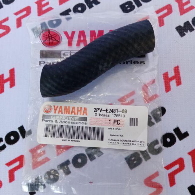 SNIPER 150 RADIATOR PIPE 1/2 & HOSE 1 (YGP) (GENUINE: 2PV-E2481-00/ 2PV ...