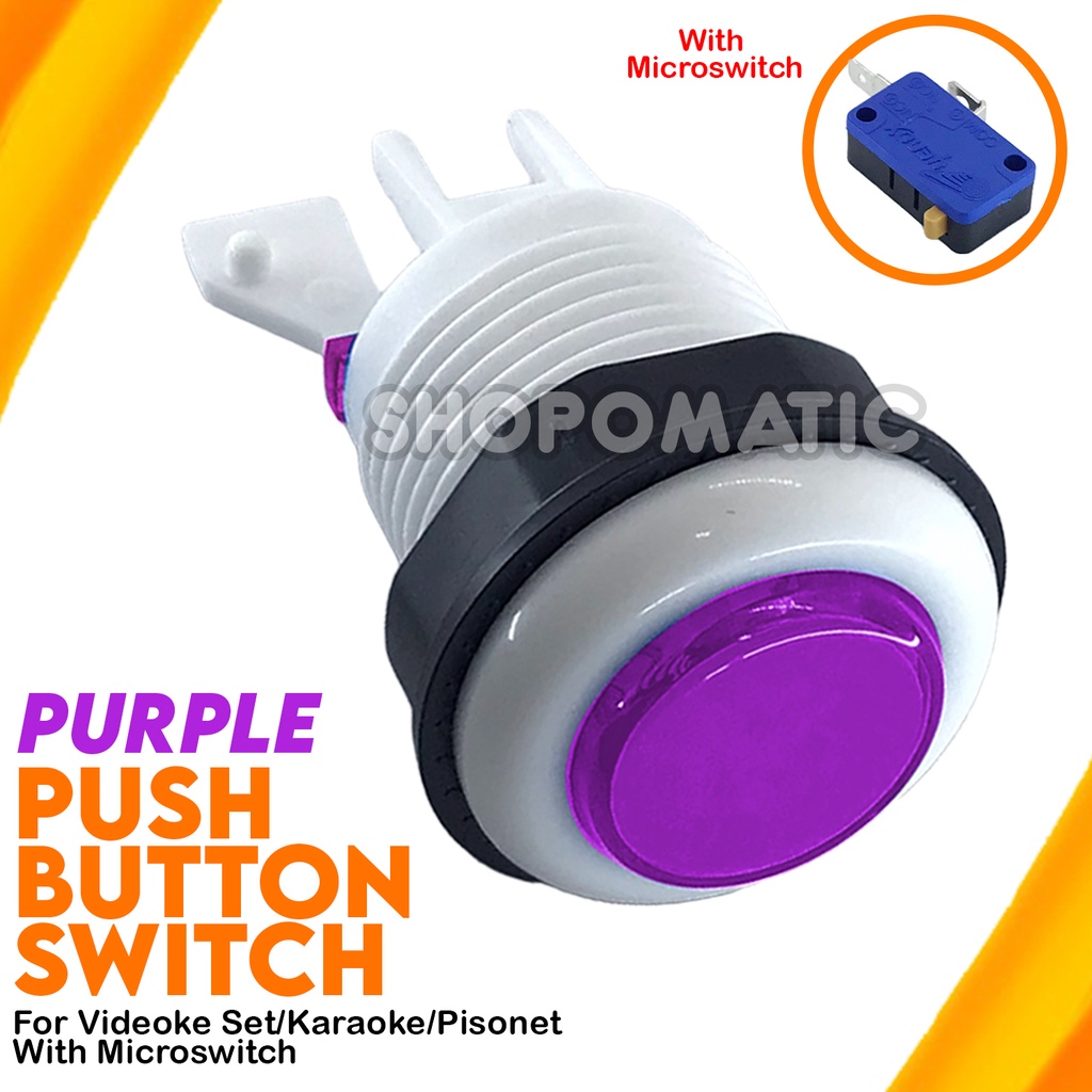🟧 Push Button With Micro Switch For Videoke Set/Karaoke/Pisonet 🟧 ...