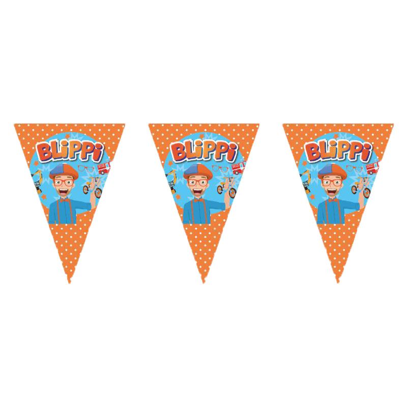 blippi theme party need loot bag cake topper party hat candy box table ...