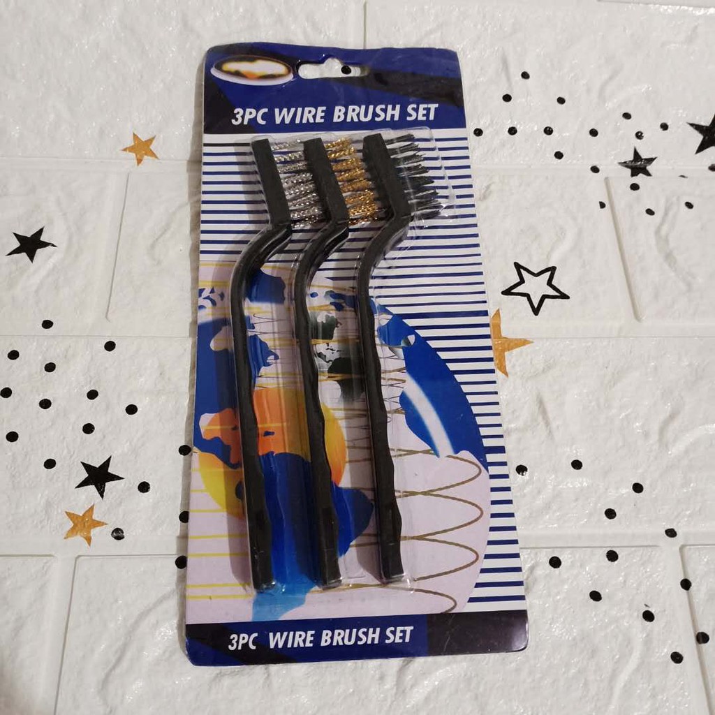 3 pc Toothbrush Type Steel Wire Brush | Shopee Philippines