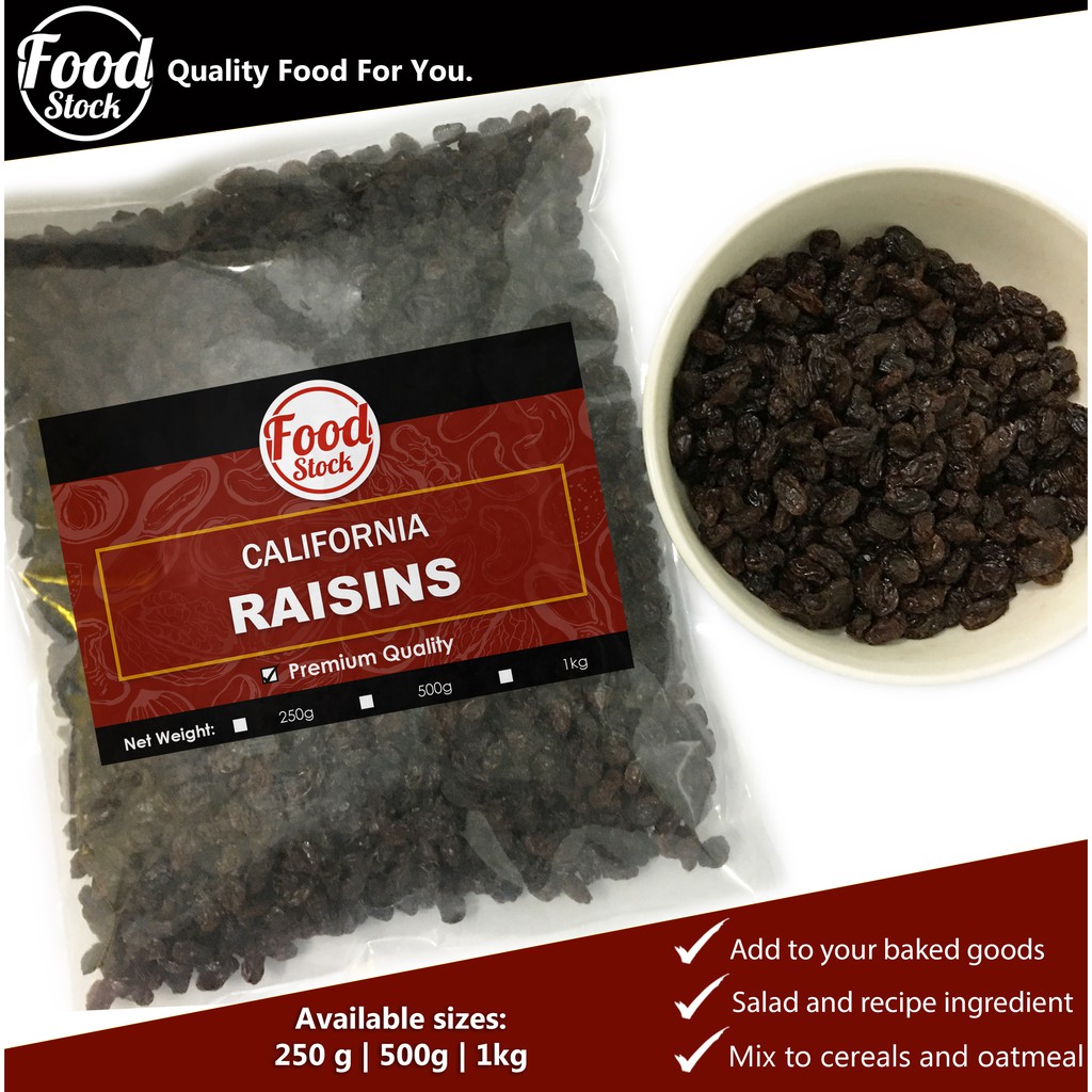 California Raisins (250g, 500g, 1kg) | Shopee Philippines