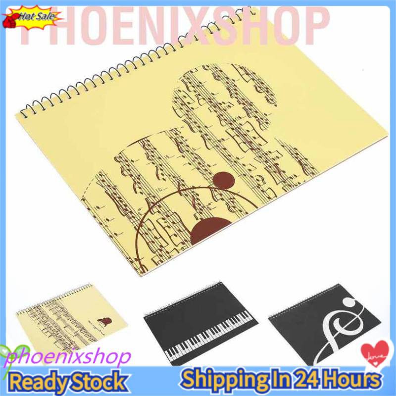 [Ready Stock] 50 Pages Musical Notation Staff Notebook Music Manuscript ...