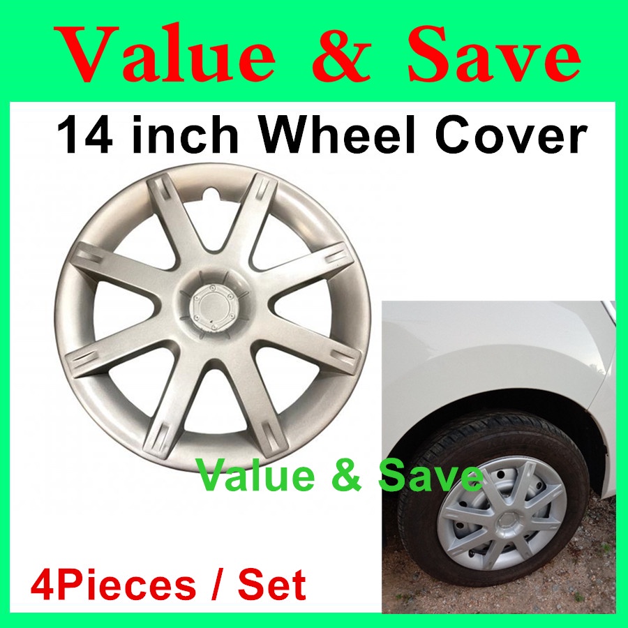 14 Inch ABS Wheel Cover Display Rim Cap Center Hub Caps Proton Wheel ...