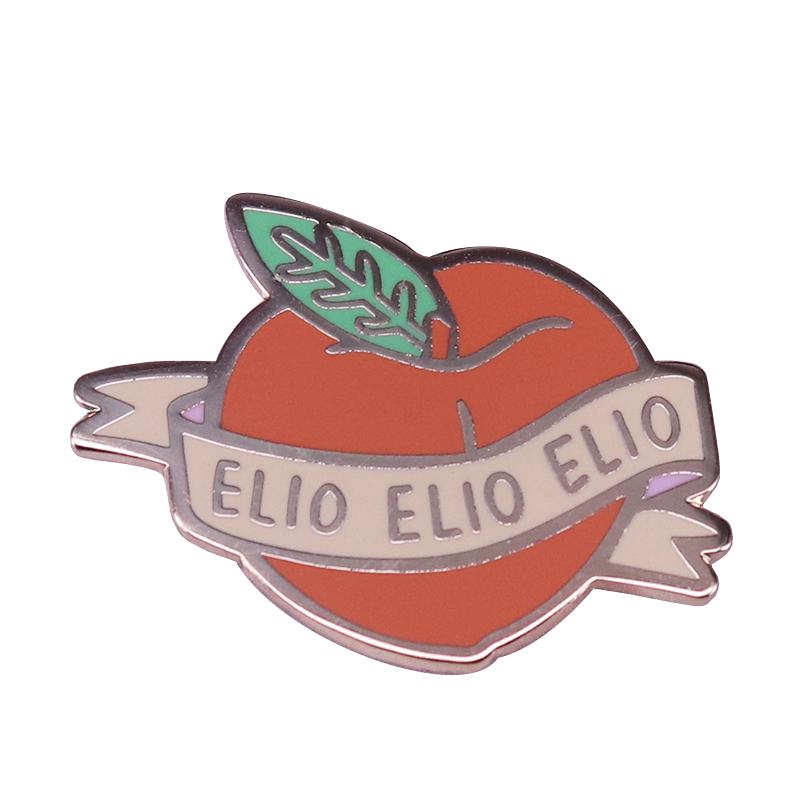Call Me By Your Name inspired enamel pin cute peachy boy Elio brooch ...
