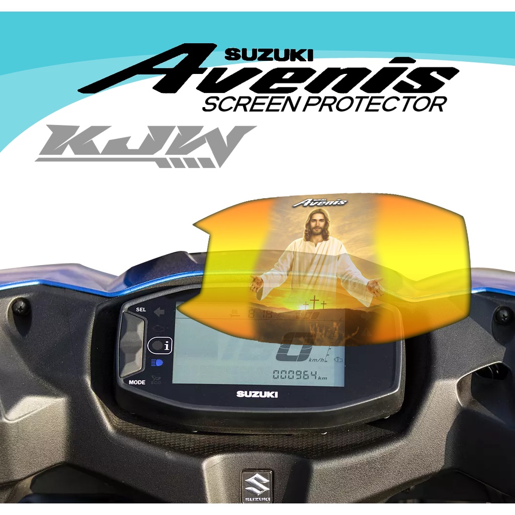 SUZUKI AVENIS 125 SCREEN PROTECTOR STICKER Jesus Design | Shopee ...