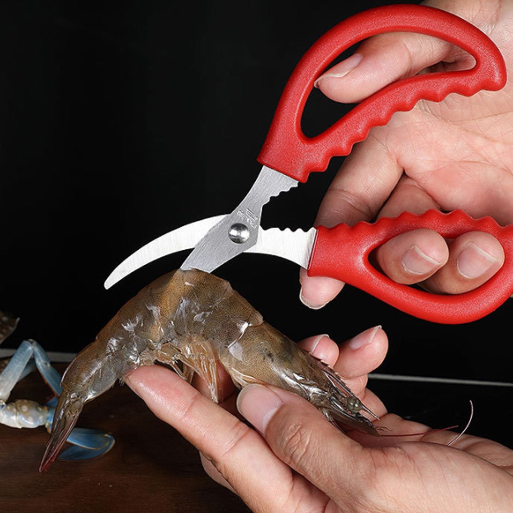 [READY STOCK] 3 Pcs Barbecue Tools Seafood Scissors Stainless Steel ...