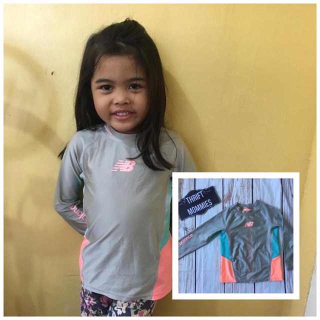 New Balance Rash Guard for Girls COD | Shopee Philippines