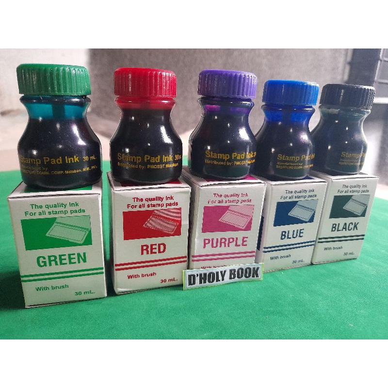 Stamp Pad Ink Refill- 30ml- eveready brand/60ml- HBW brand | Shopee ...