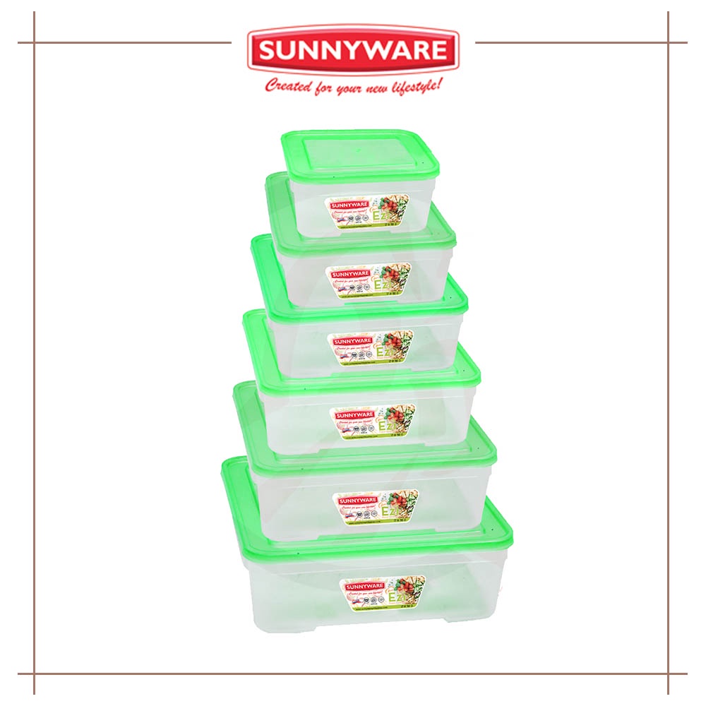 Sunnyware Food Keeper Set - 6 pc set EZI Food Saver 720 to 725 Storage ...