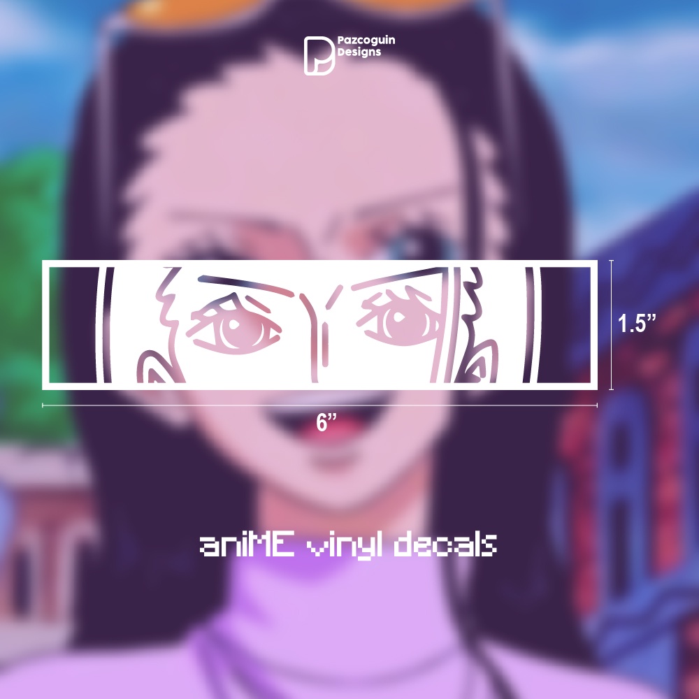 AniME Waifu Vinyl Stickers One Piece Nico Robin | Shopee Philippines