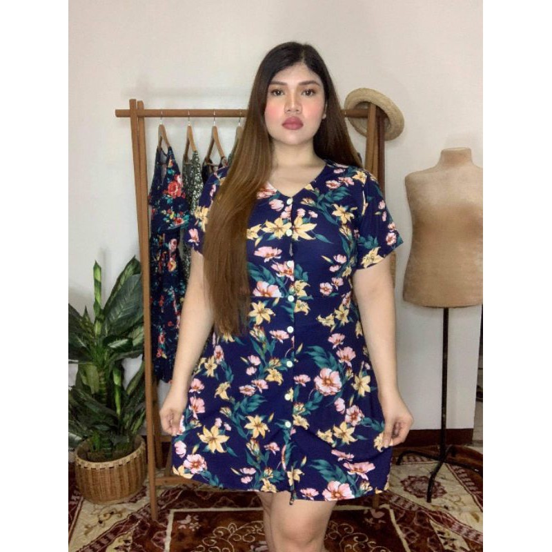 PLUS SIZE: EMILY DRESS 1 | Shopee Philippines