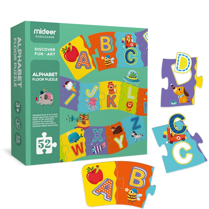 Mideer Alphabet Floor Puzzle Alphabet | Shopee Philippines