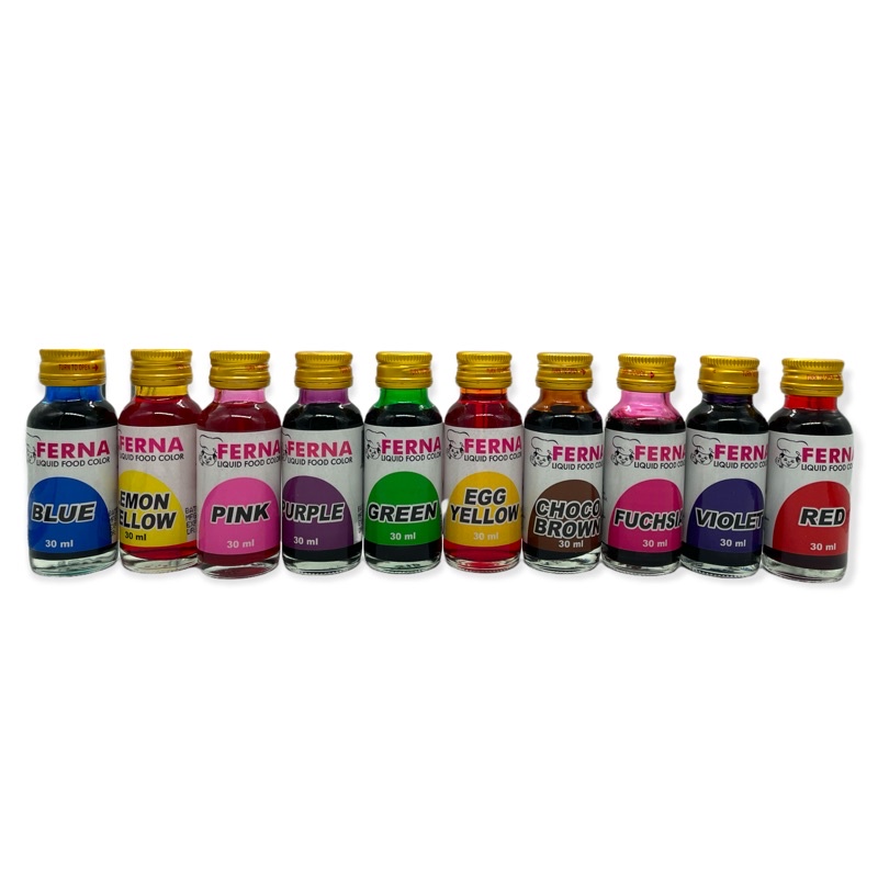 Ferna Liquid Food Color 30ml | Shopee Philippines
