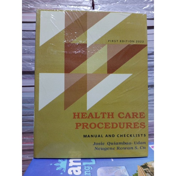 HEALTH CARE PROCEDURES Manual and Checklists by Udan, Cu | Shopee ...