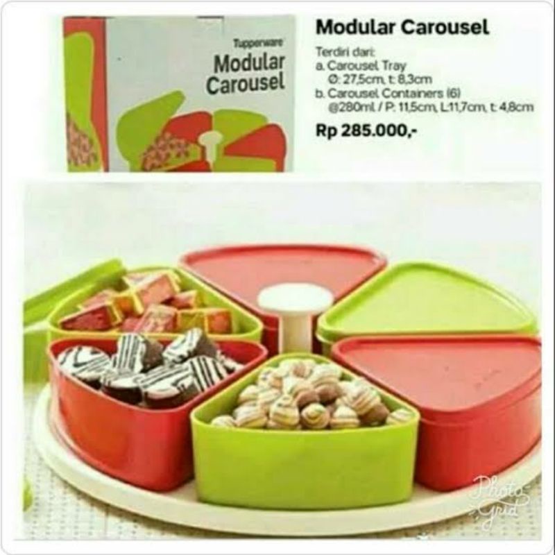 Snack Container (Modular Carousel Tray) | Shopee Philippines