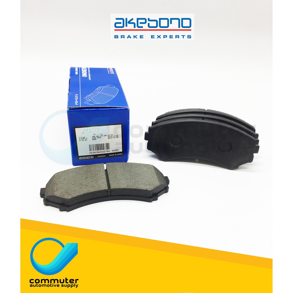 [Front] Disc Brake Pads Mitsubishi Pajero 2004-2010 - Akebono Brand ...
