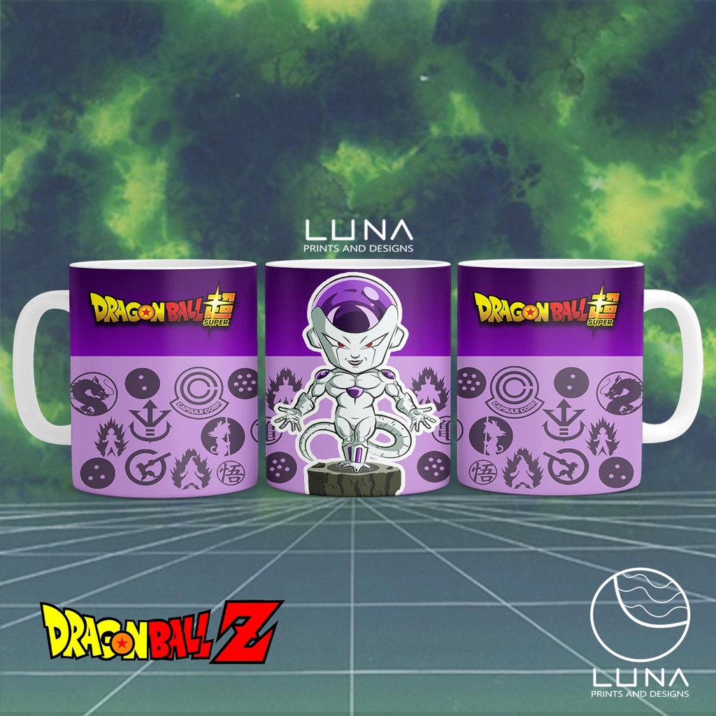 Dragon ball chibi Mug Collection Goku, Gohan, Cell, Brolly, Beerus ...