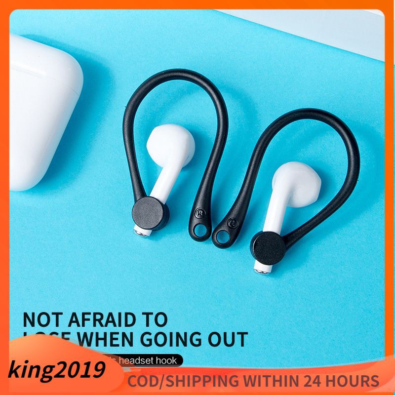 COD 2Pcs Mini Anti-fall Bluetooth Headset Earhooks Earphone Holder for ...
