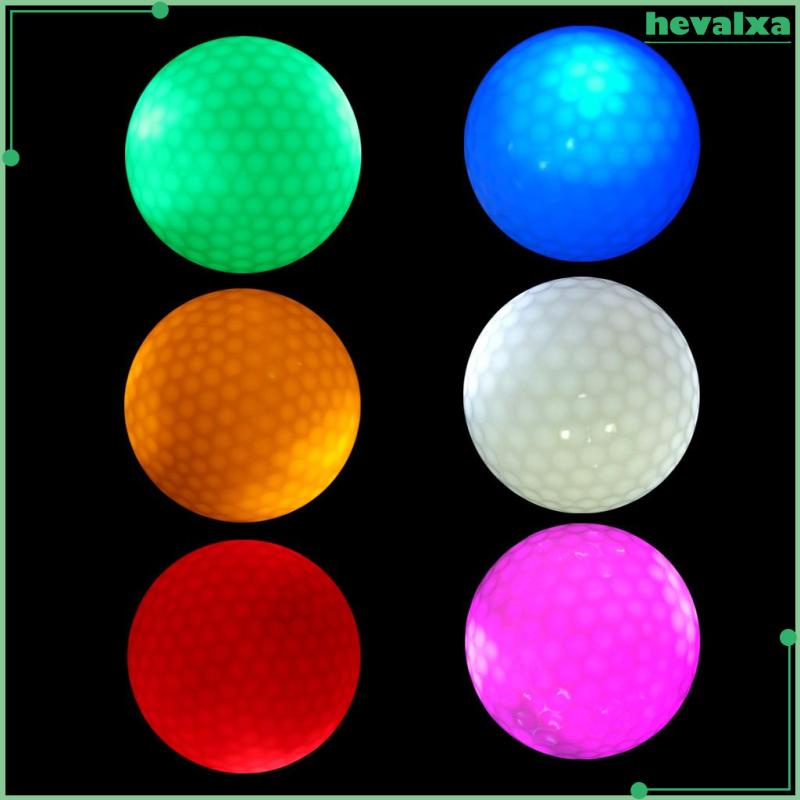 6 Pieces LED Light Up Golf Ball Official Size Tournament Ball | Shopee ...