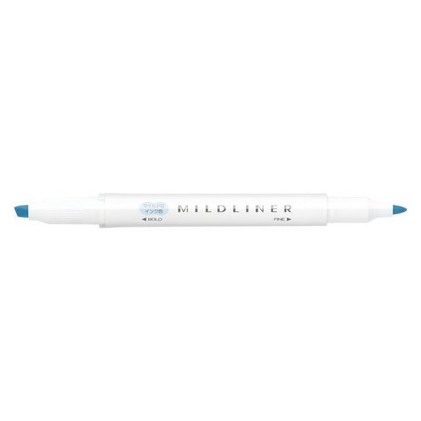 Zebra Mildliner MILD SODA BLUE Double-Ended Highlighter (WKT7-MSOB ...