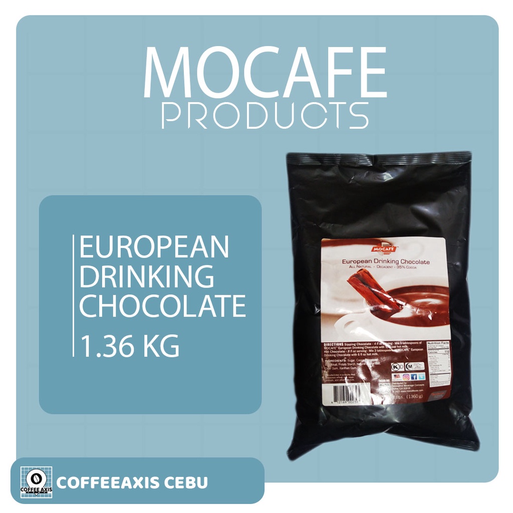 MOCAFE™ European Chocolate Drink Frappe Mix (1.36kg) | Shopee Philippines