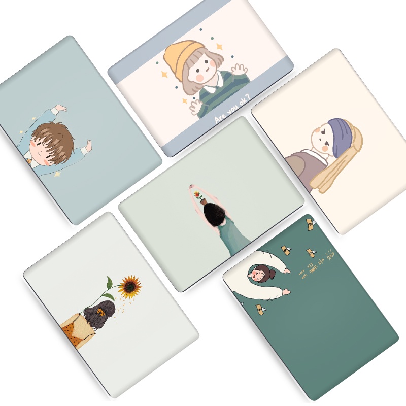 2pcs UNIVERSAL girls Laptop Stickers Decal Self-adhesive VINYL 12 13 14 ...