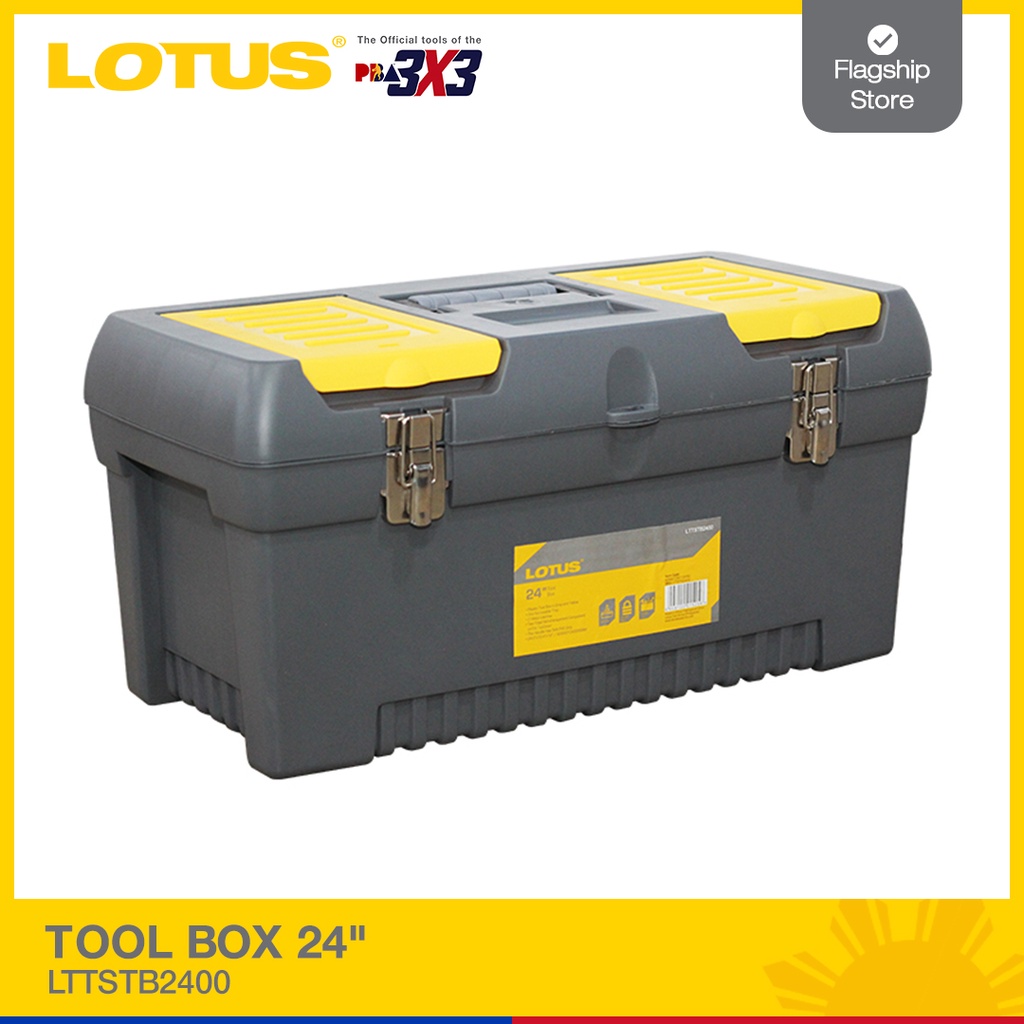 Lotus Tool Box 24 (Grey) LTTSTB2400 -Tool Storage | Shopee Philippines