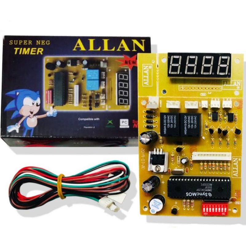 PISONET TIMER 4 DIGIT DUAL RELAY 4 LED DIGITAL TIMER | Shopee Philippines