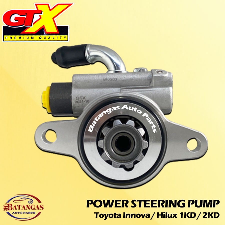 POWER STEERING PUMP TOYOTA INNOVA HILUX 1KD 2KD 2005-2015 GTX | Shopee ...